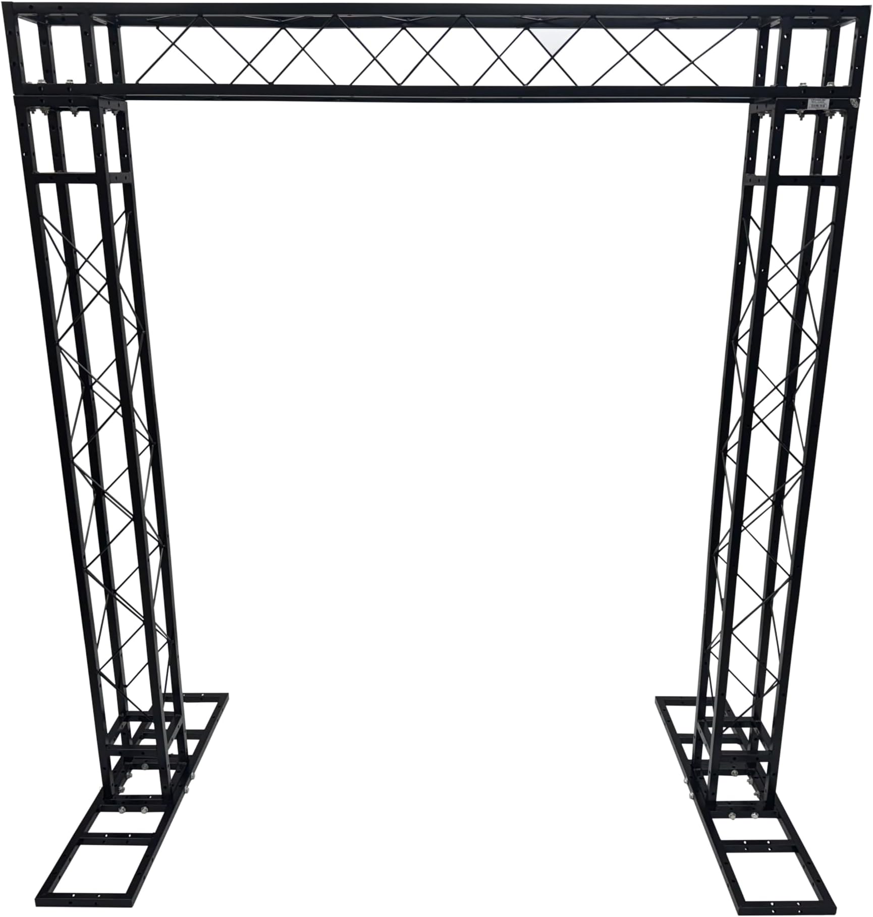 Amazon.com: Black Square Metal Arch Truss 6.6 Ft. Width 7.2 ft. Height ...