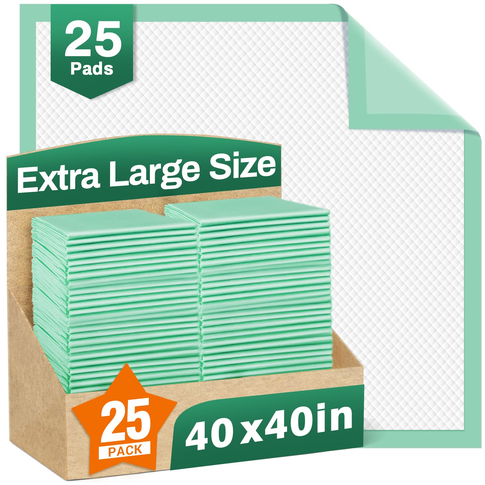 Amazon.com: MILDPLUS Disposable Bed Pads 40"X40" Extra Large Chucks ...
