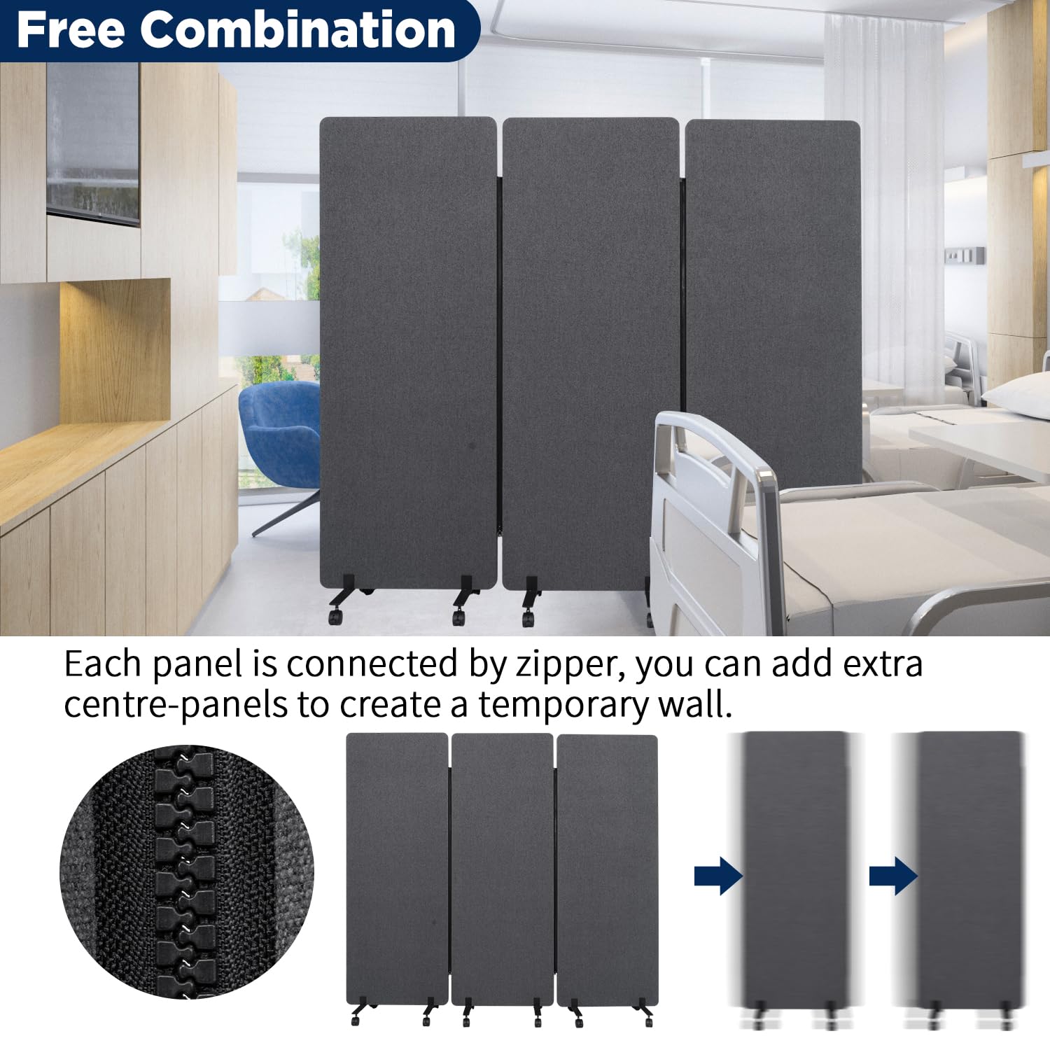 Vertical Folding Sound Proof Walls Electric Vertical Folding Partition