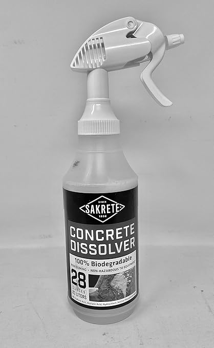 SAKRETE | Concrete & Mortar Dissolver | 28 oz - Multipurpose Cleaners ...