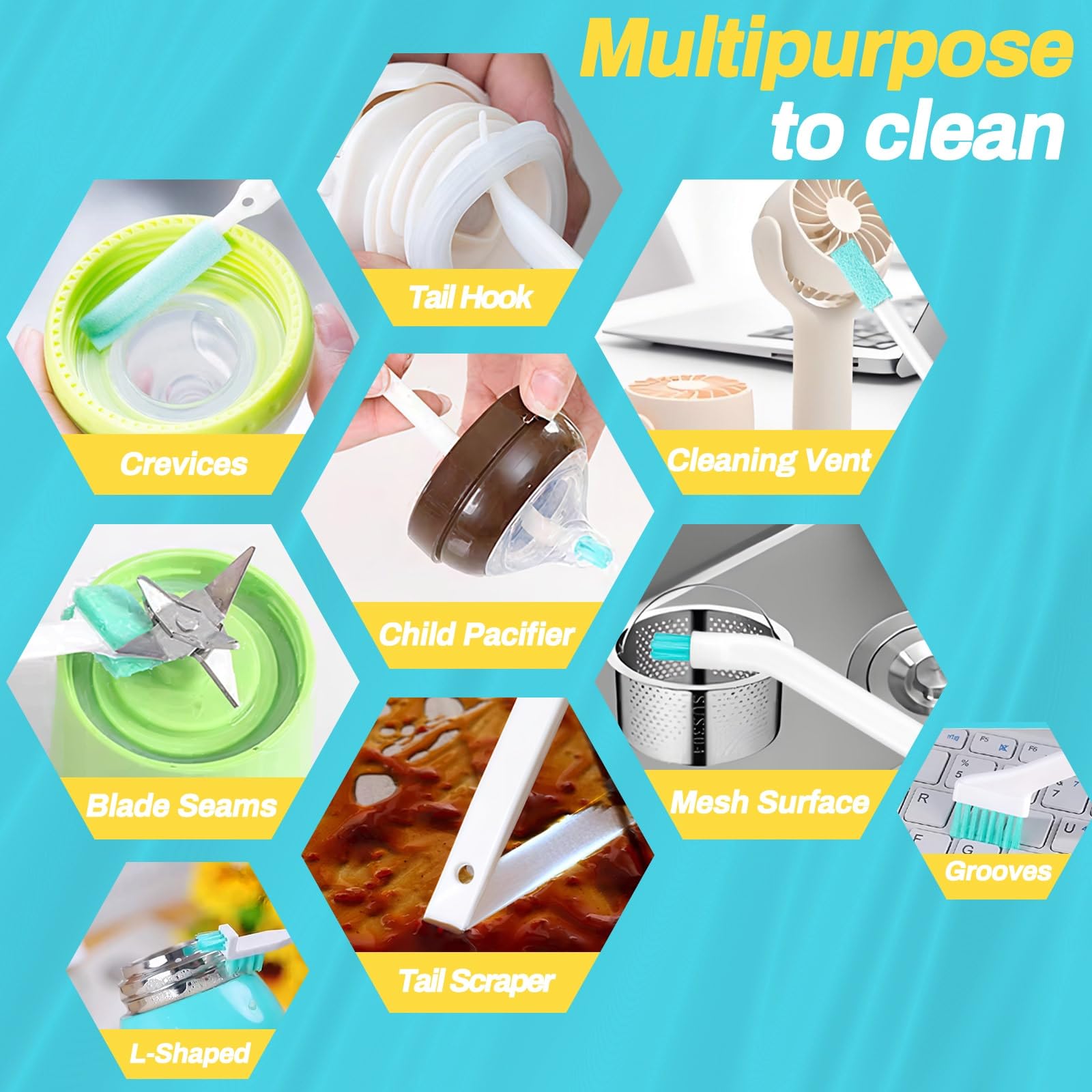 Frigidaire Ice Maker Cleaner 14Pcs Ice Machine Cleaning Brush Kit, Ice ...
