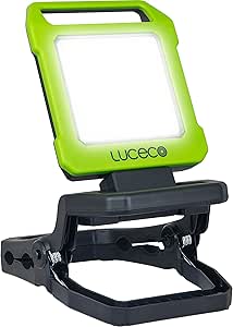 Luceco LED Inspection Work Light with Folding Clamp and USB Power Bank ...