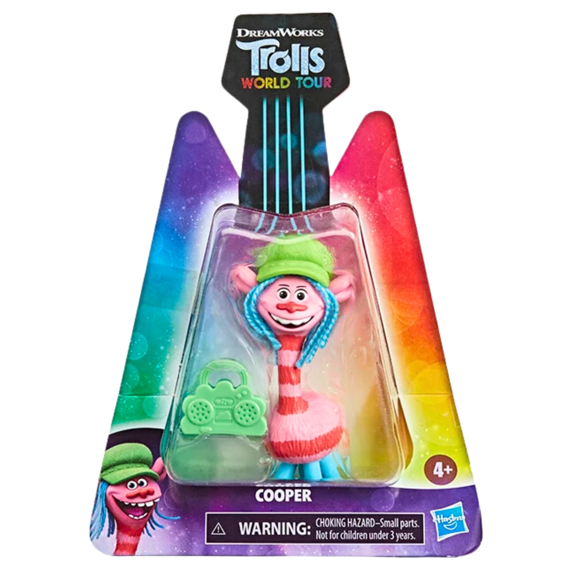 DREAMWORKS TROLLS World Tour Miniature Toy Figure with Musical ...