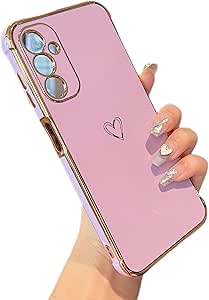 Amazon.com: ZTOFERA Designed for Samsung Galaxy A15 4G/5G Case,Cute Plating Edge Love Hearts ...