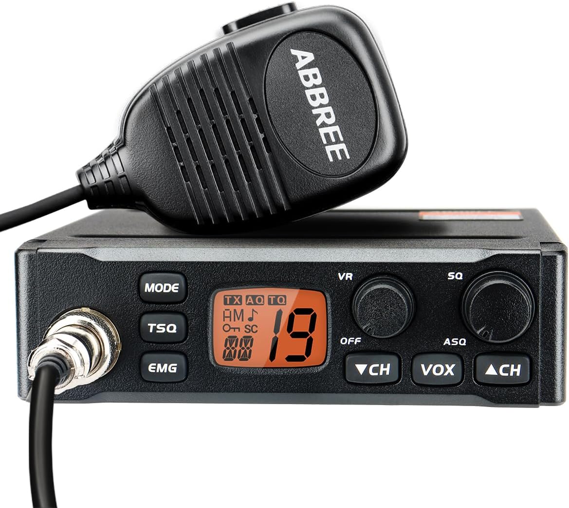 Amazon.com: ABBREE CB Radio for Truckers Long Range AM FM Professional ...