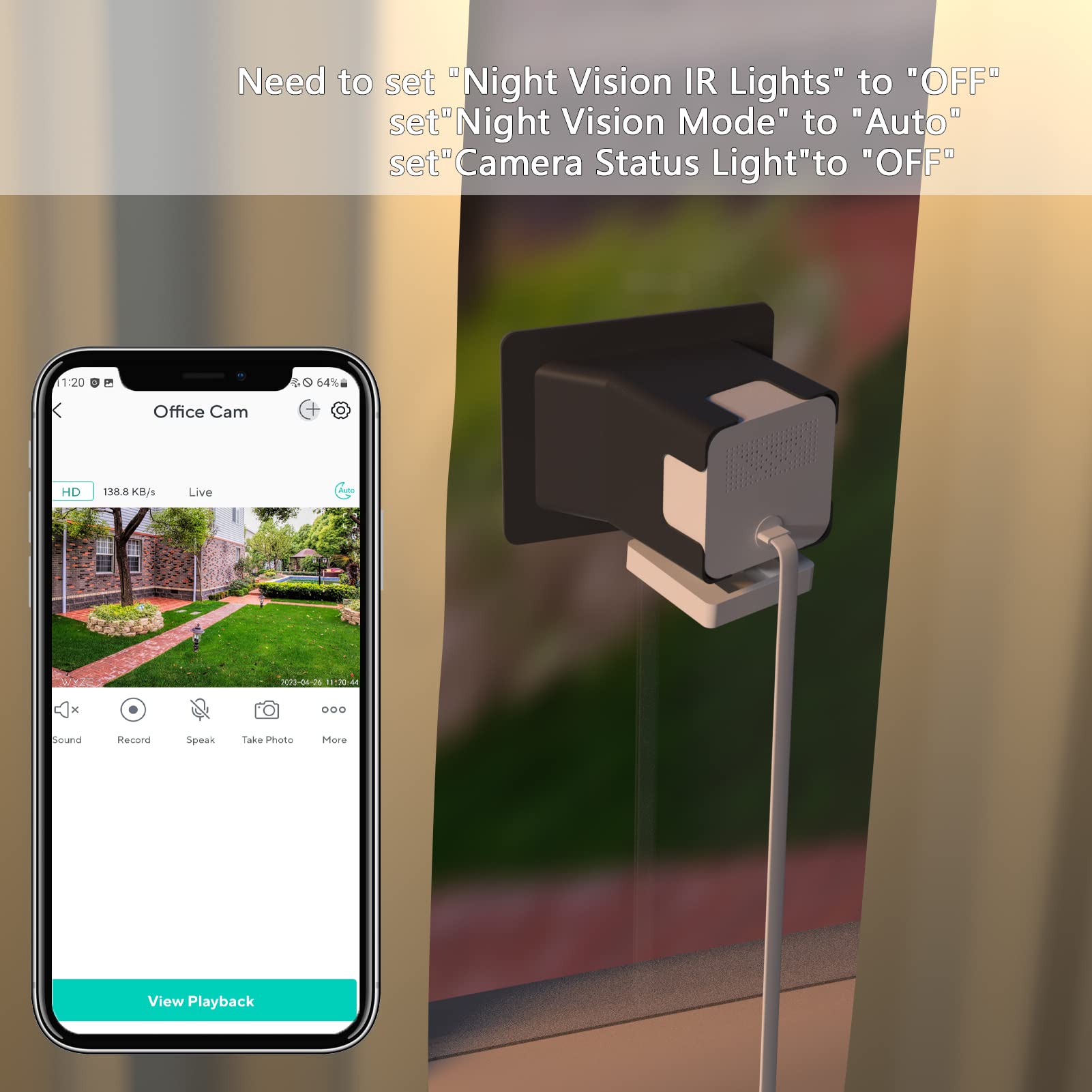 Snapklik.com : Teccle 2 Pack Angled Window Mount For Wyze Cam V4 Cam V3 ...