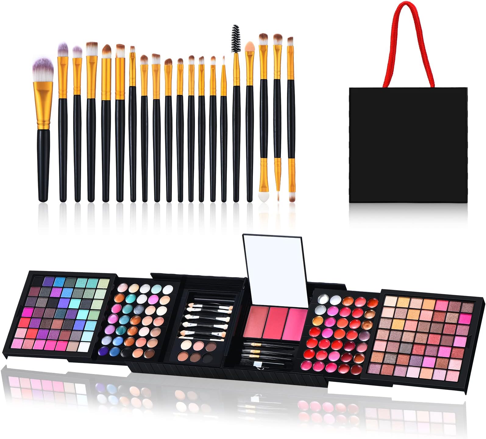 Amazon.com : 78 Colors Pink Cosmetic Make up Palette Set Kit ...