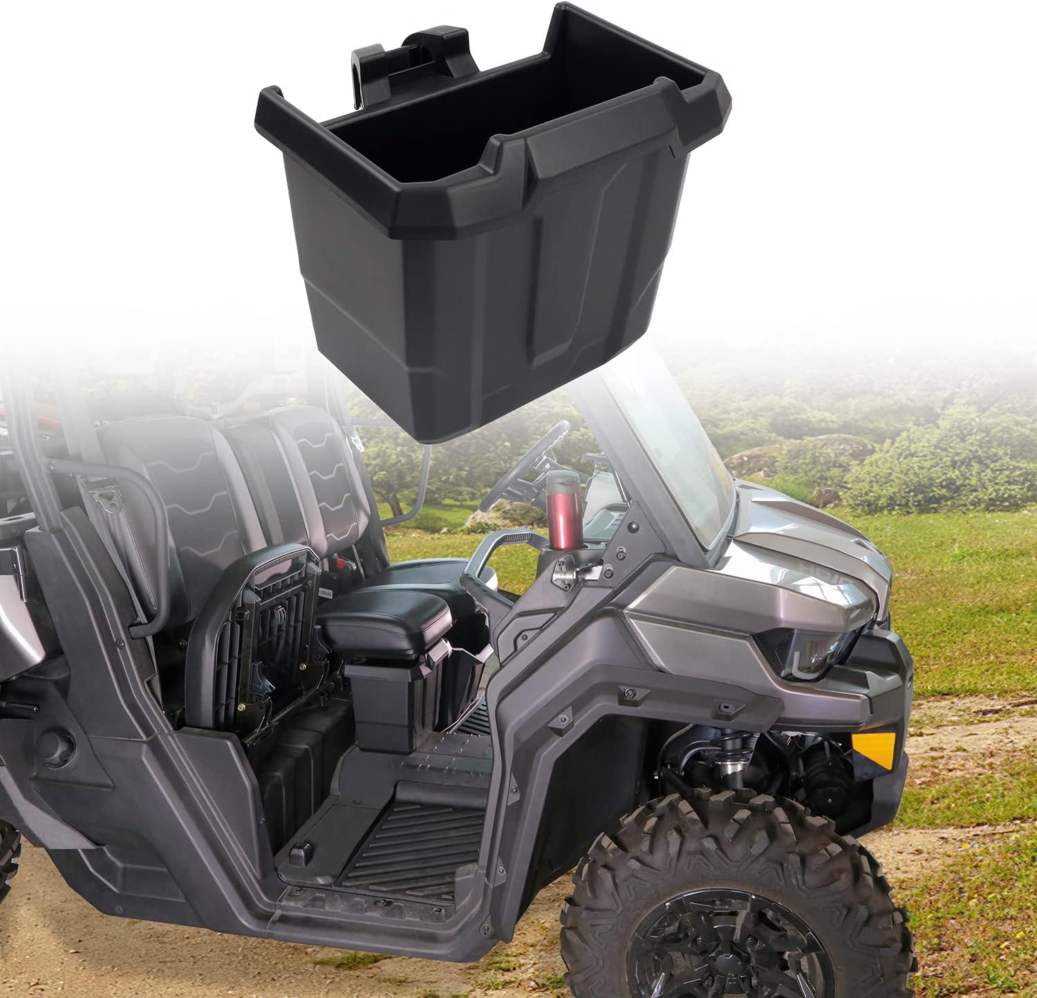 Amazon.com: Center Underseat Storage Bin Compatible with Can Am ...