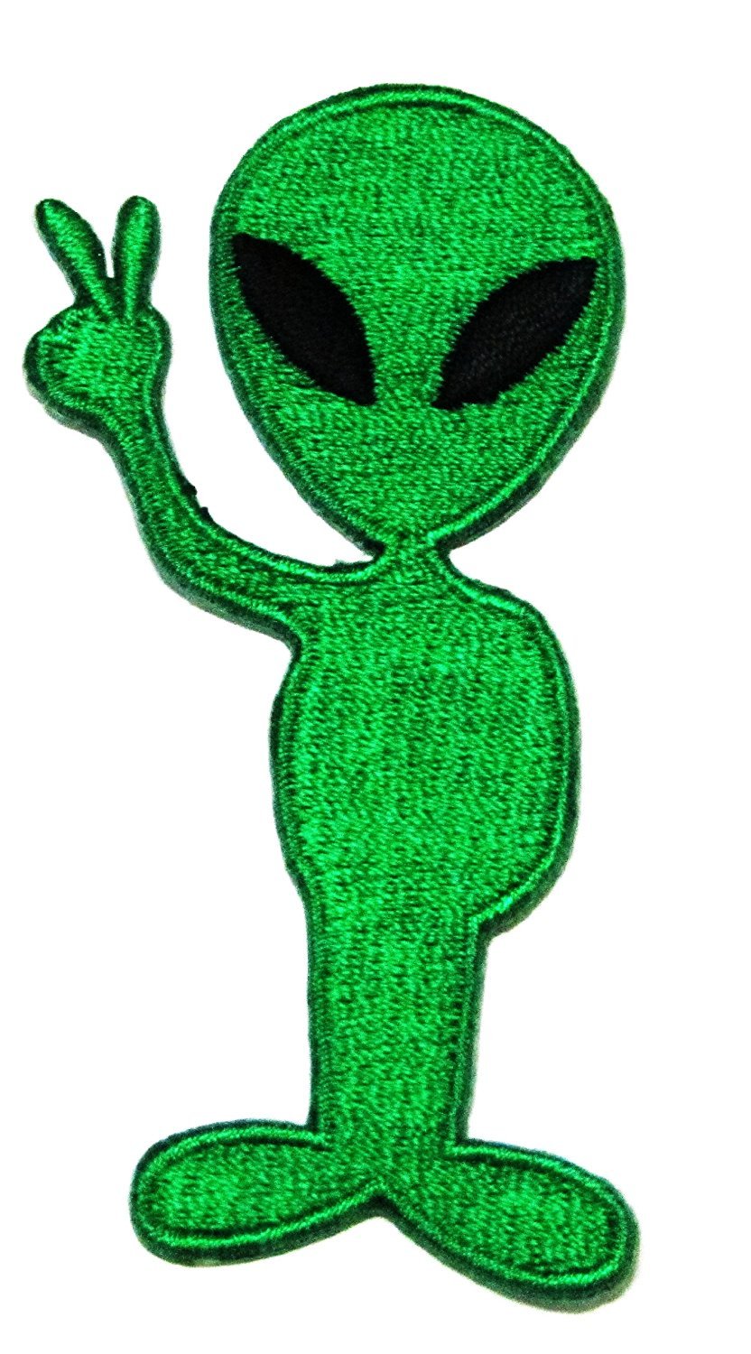 Cute Green Alien Cartoon