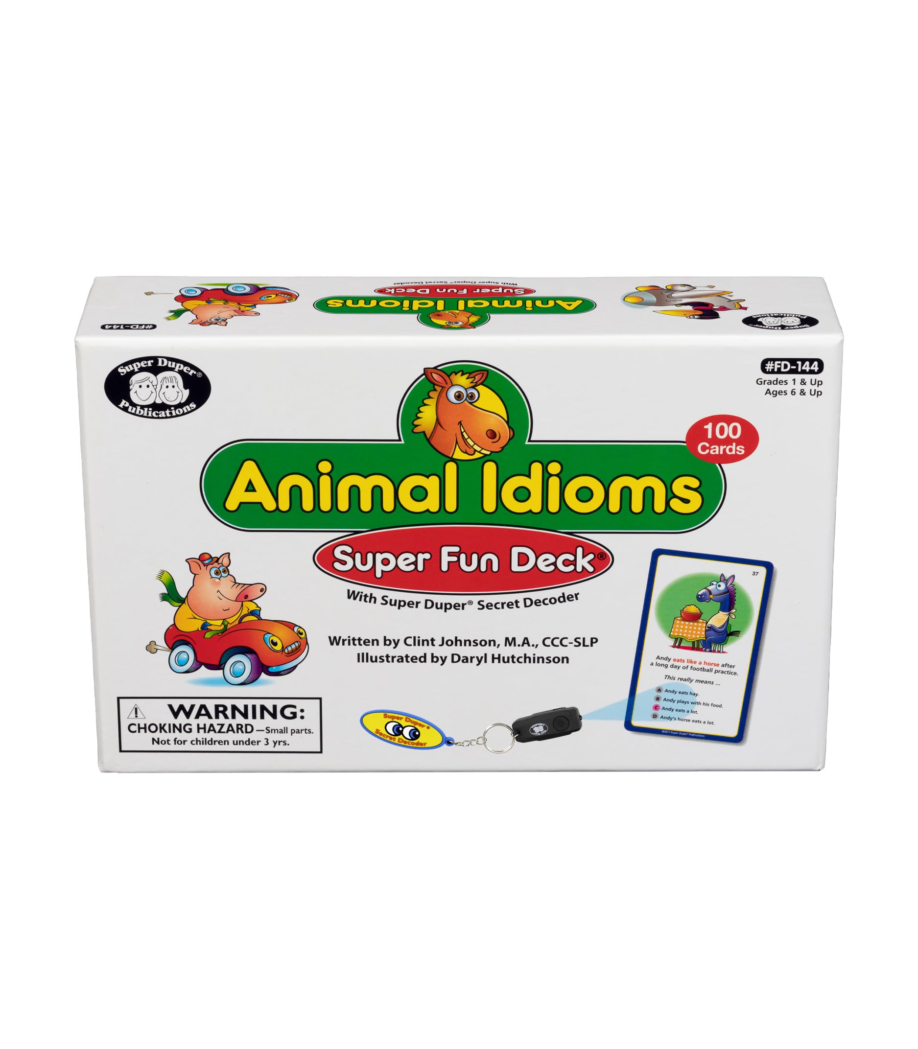Super Duper Publications Animal Idioms Fun Deck With Secret Decoder | Desertcart INDIA