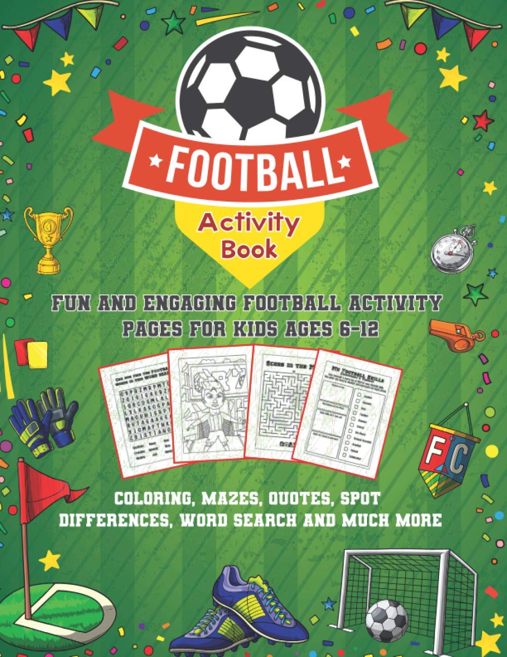 Buy Football Activity Book: Fun and Engaging Football Activity Pages ...
