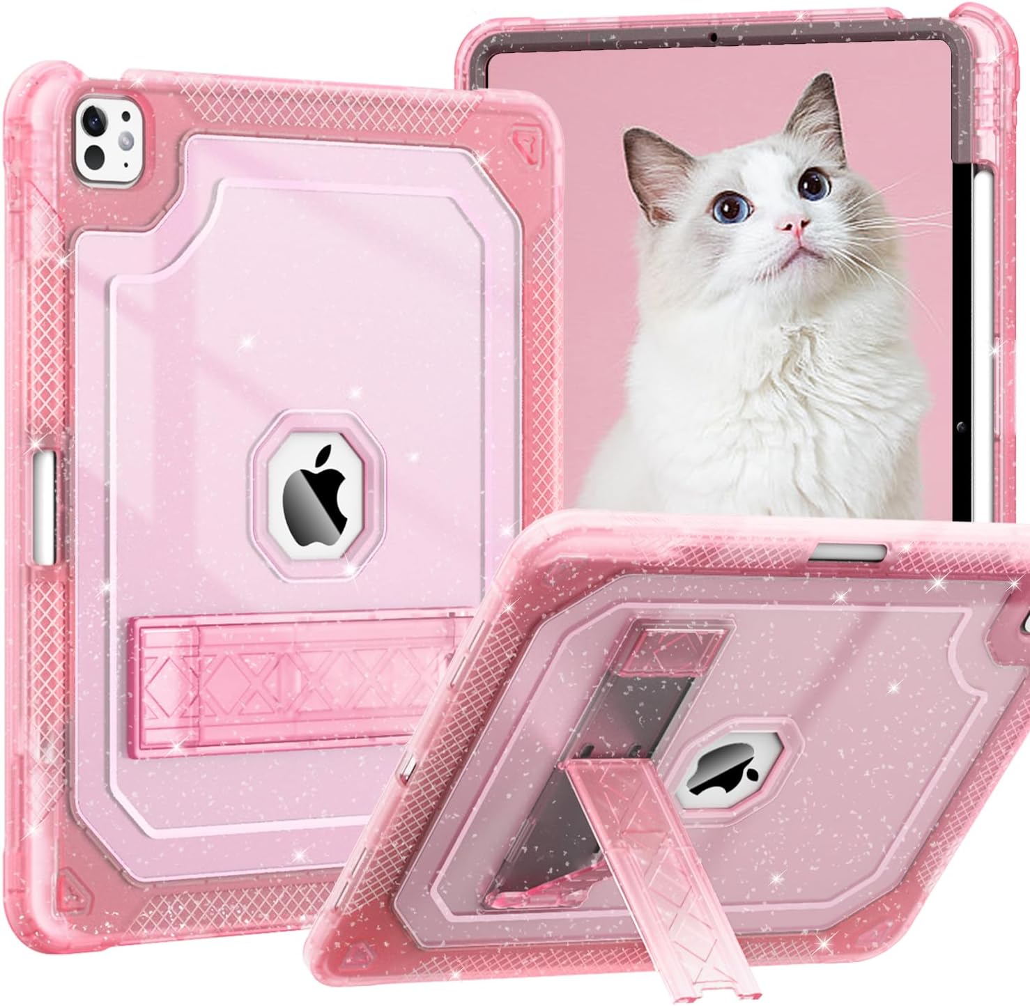 Amazon.com: Kidcube for iPad Pro 13 Inch Case M4 2024 - for Women Girls ...