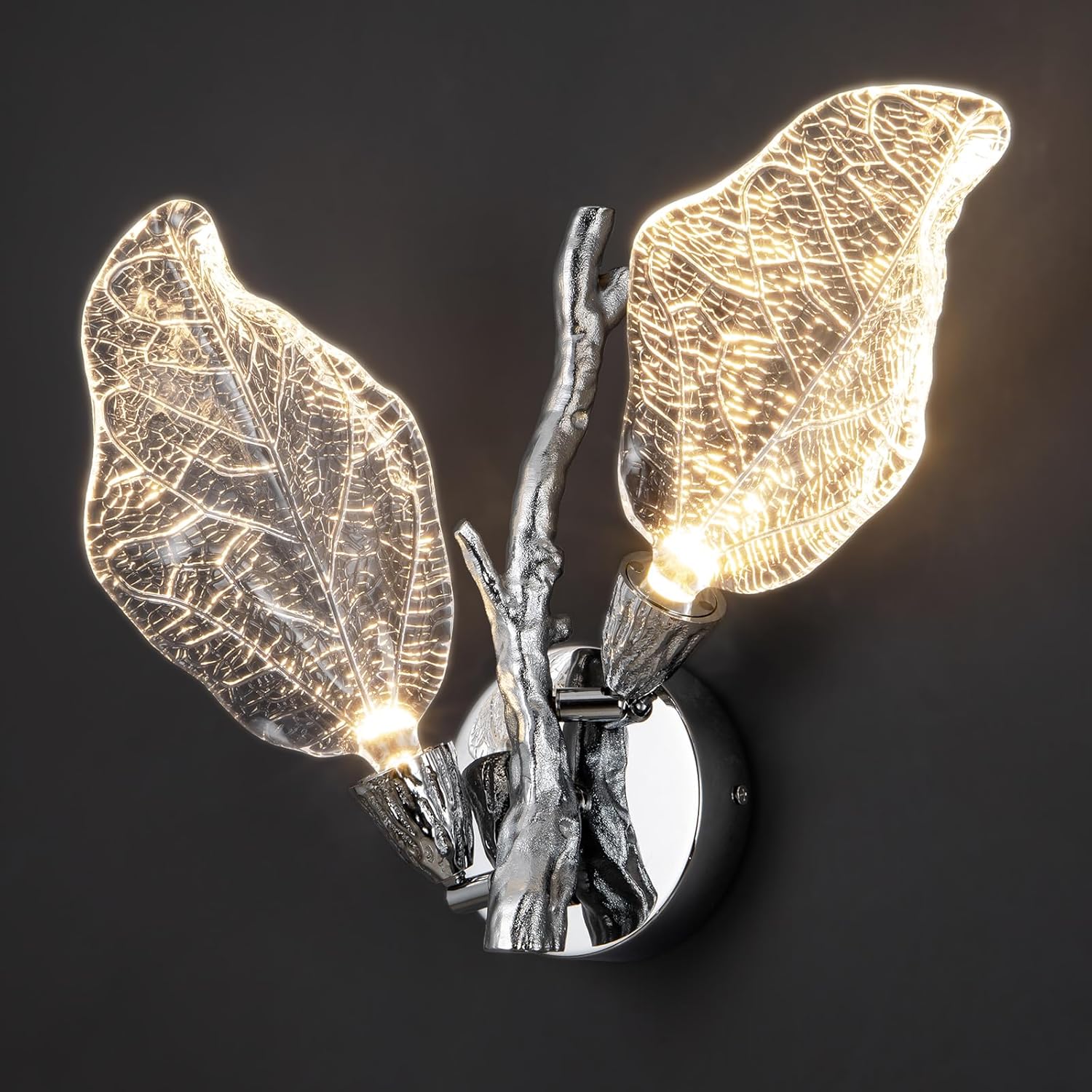 Wall Sconce Leaf Sconces Wall Lighting LED Wall Lights for Living Room ...