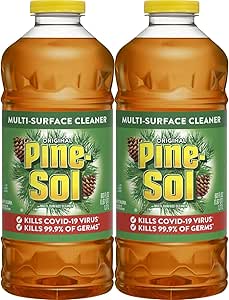 Amazon.com: Pine-Sol Limpiador multisuperficie, pino original, 60 onzas cada uno (paquete de 2 ...