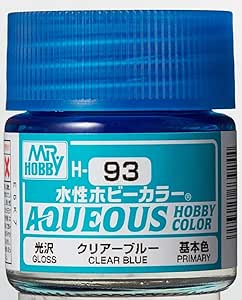 Amazon.com: Mr. Hobby Gloss Clear Blue Gunze GSI Aqueous Color 10ml Bottle # H93