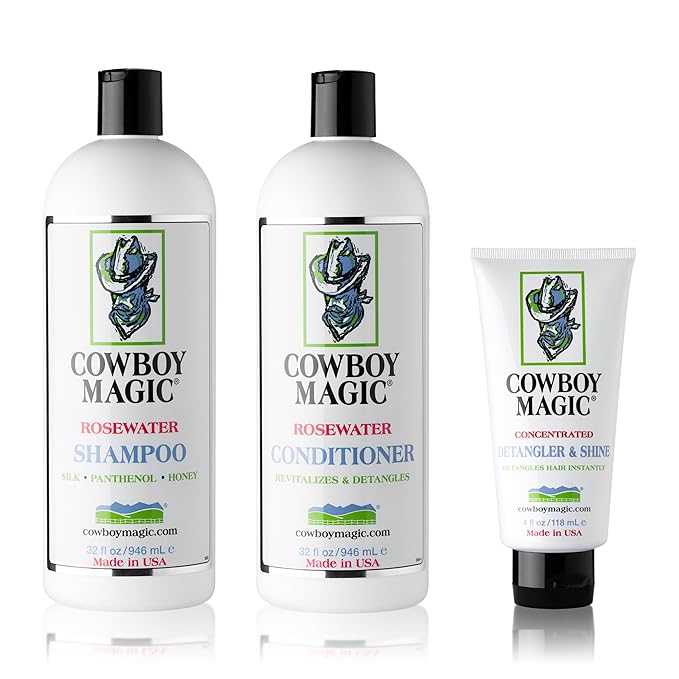 Amazon.com : Cowboy Magic Shampoo + Conditioner 32 Ounce Bottles ...