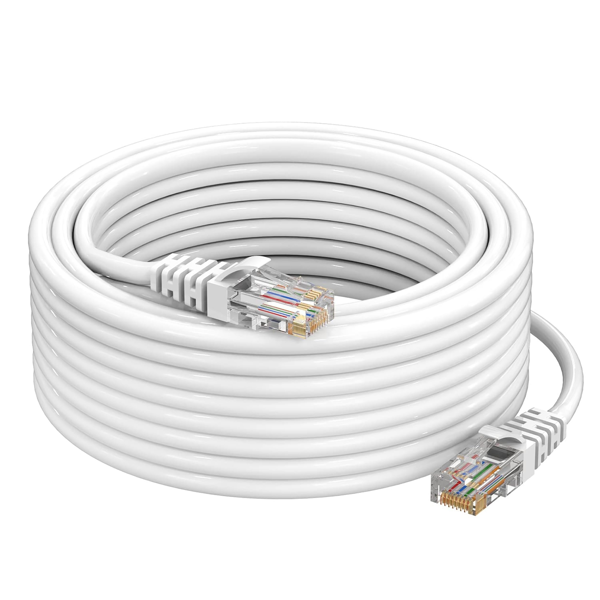 Sounce Cat6 Ethernet Cable 20-Meter-High Speed 550MHZ / 10 Gigabit ...