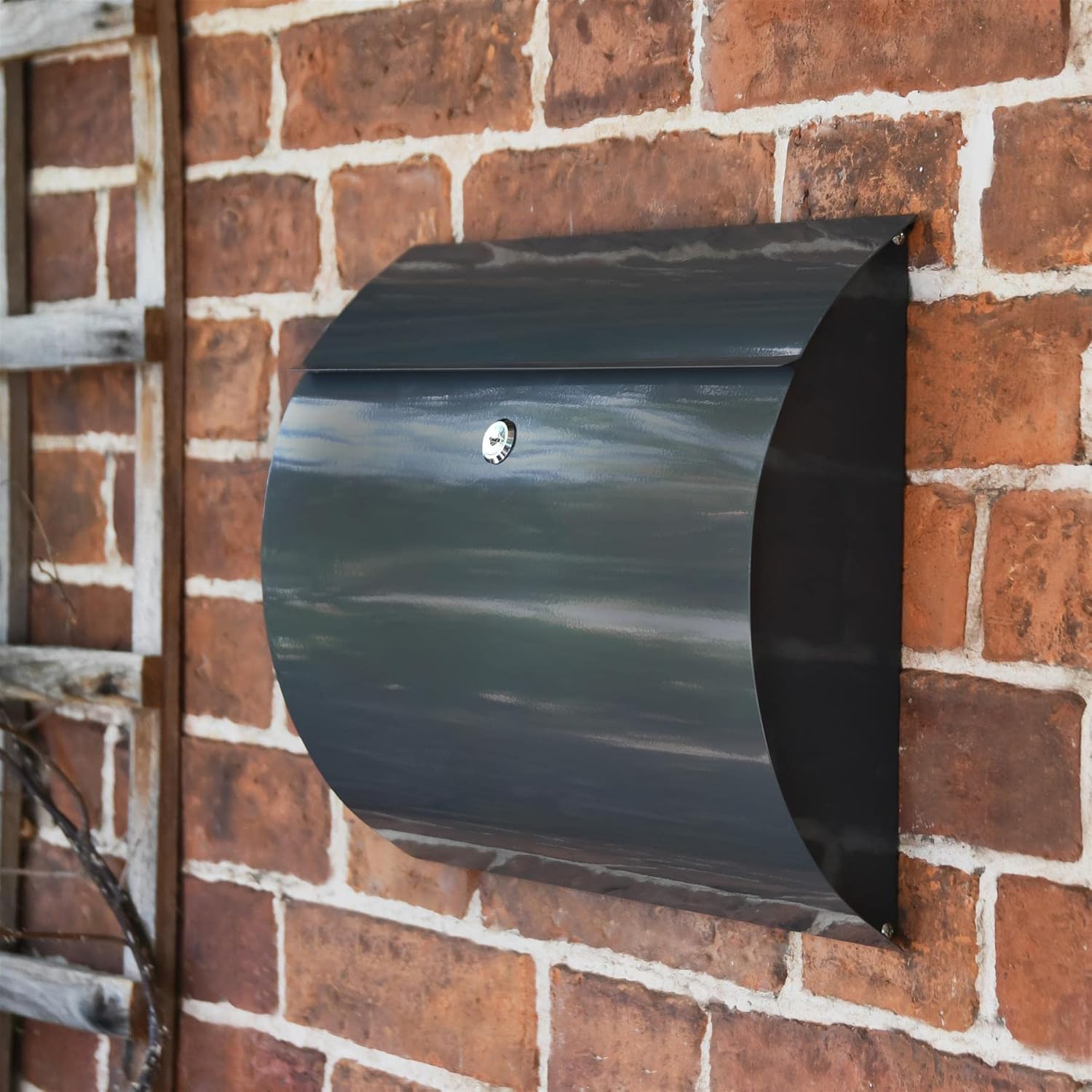 Contemporary "Urban Obsession" Black Wall Mounted Post Box : Amazon.co ...