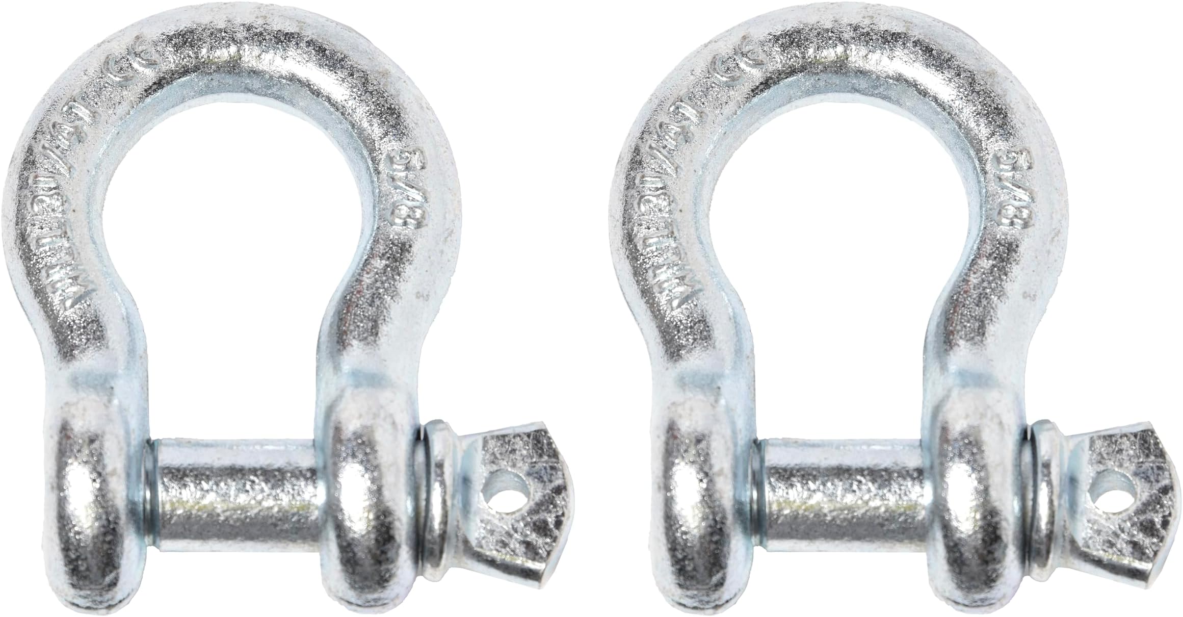 Amazon.com: Hi-Gear 4 Pack - Bow Shackle for Tow Strap Hooks by 3/8 ...