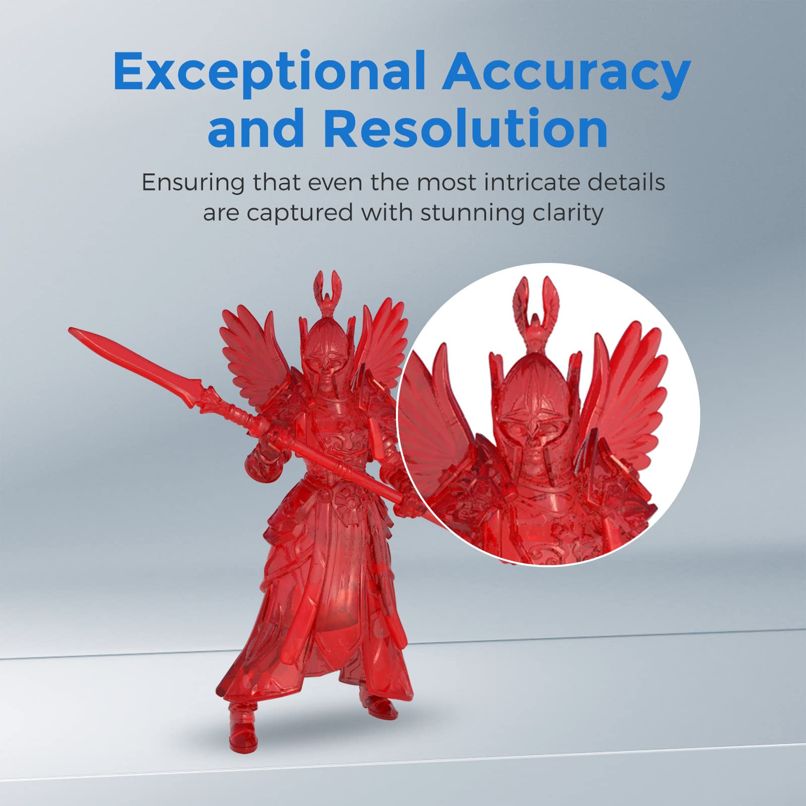 Snapklik.com : FLASHFORGE 3D Printer Resin, LCD UV-Fast-Curing Resin ...