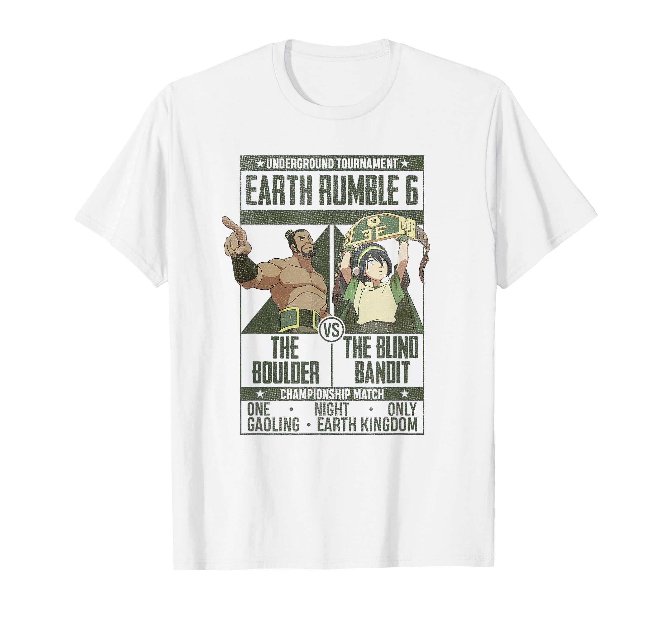 Amazon.com: Avatar: The Last Airbender Boulder VS Blind Bandit Poster T ...