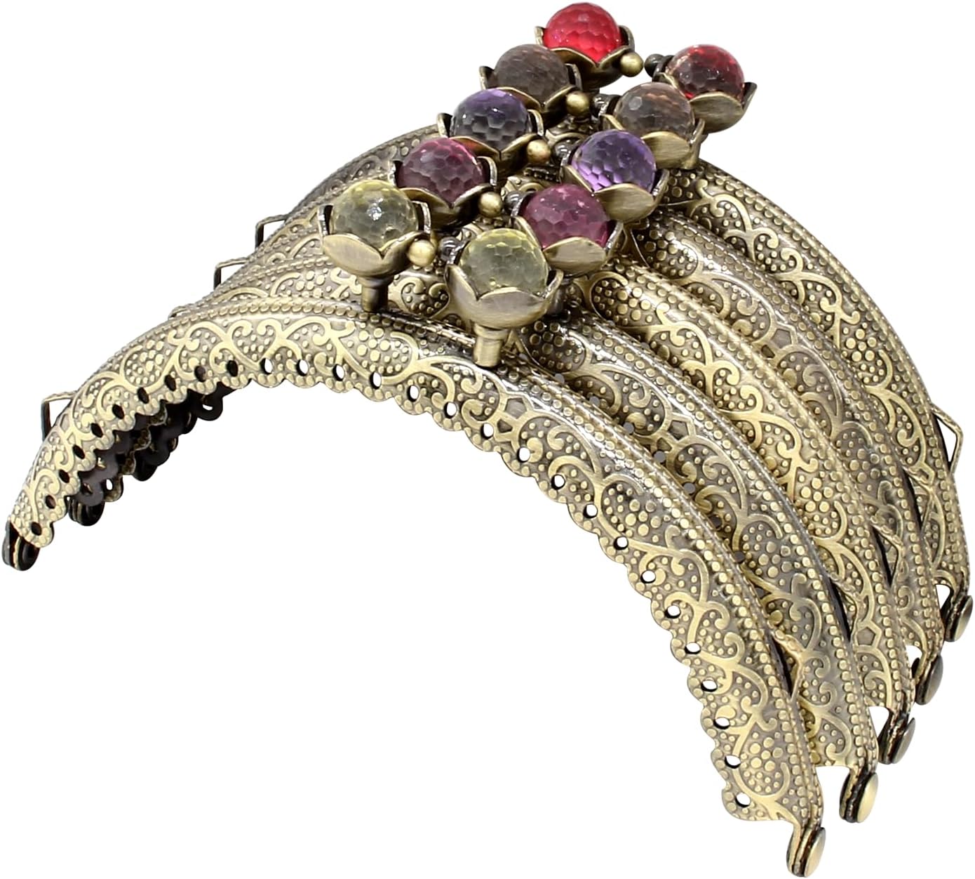 Amazon.com: Piutouyar 5 Pcs Metal Purse Frame, Bronze Bag Kiss Clasp ...