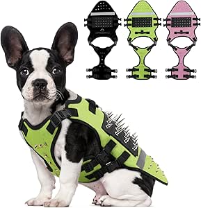 Amazon.com : EMUST Coyote Proof Vest with Spikes, Reflective Dog Hawk ...