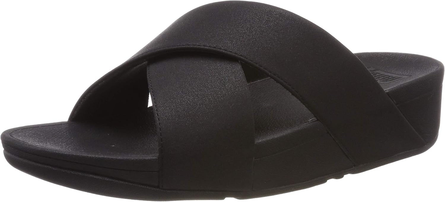Amazon.com | Fitflop Women's Open Toe Heel Sandals, Black Black 001, 8 ...