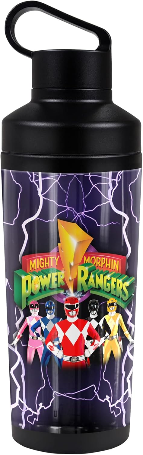 Amazon.com: Power Rangers OFFICIAL Lighting Rangers 18 oz Insulated ...