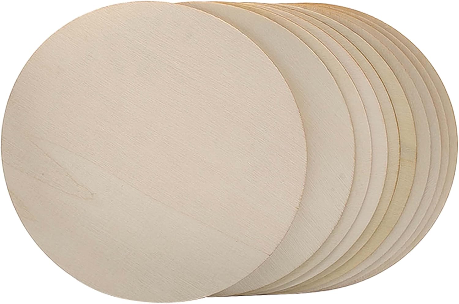 Amazon.com: 10 Pcs Wood Circles for Crafts,7 Inch Unfinished Round ...