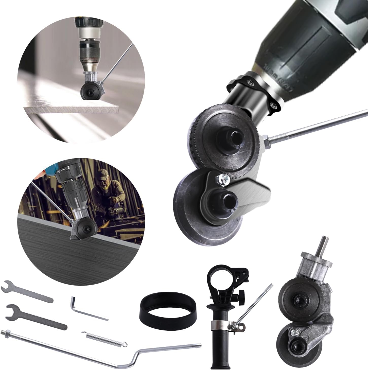 Electric Drill Plate Cutter Sheet Metal Cutter - Aohcae Electric Drill ...