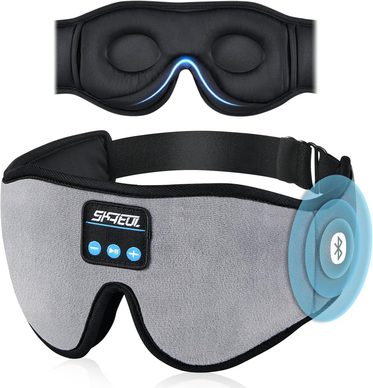 MUSICOZY Sleep Headphones Bluetooth 5.2 Headband Sleeping Headphones ...