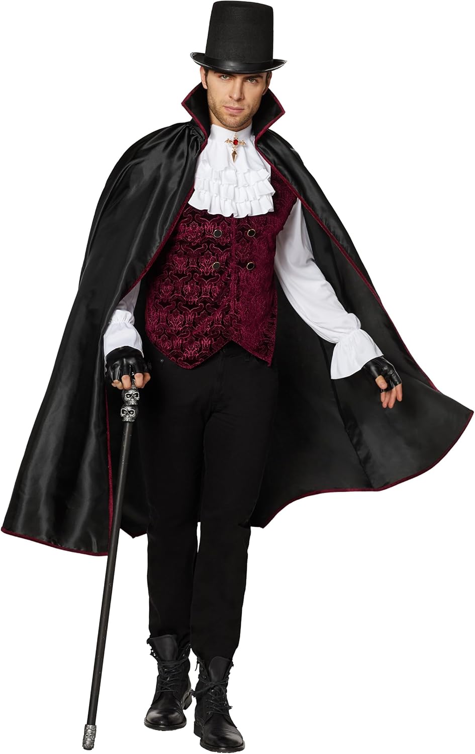 Amazon.com: Spirit Halloween Adult Vampire Costume | Classic Halloween ...