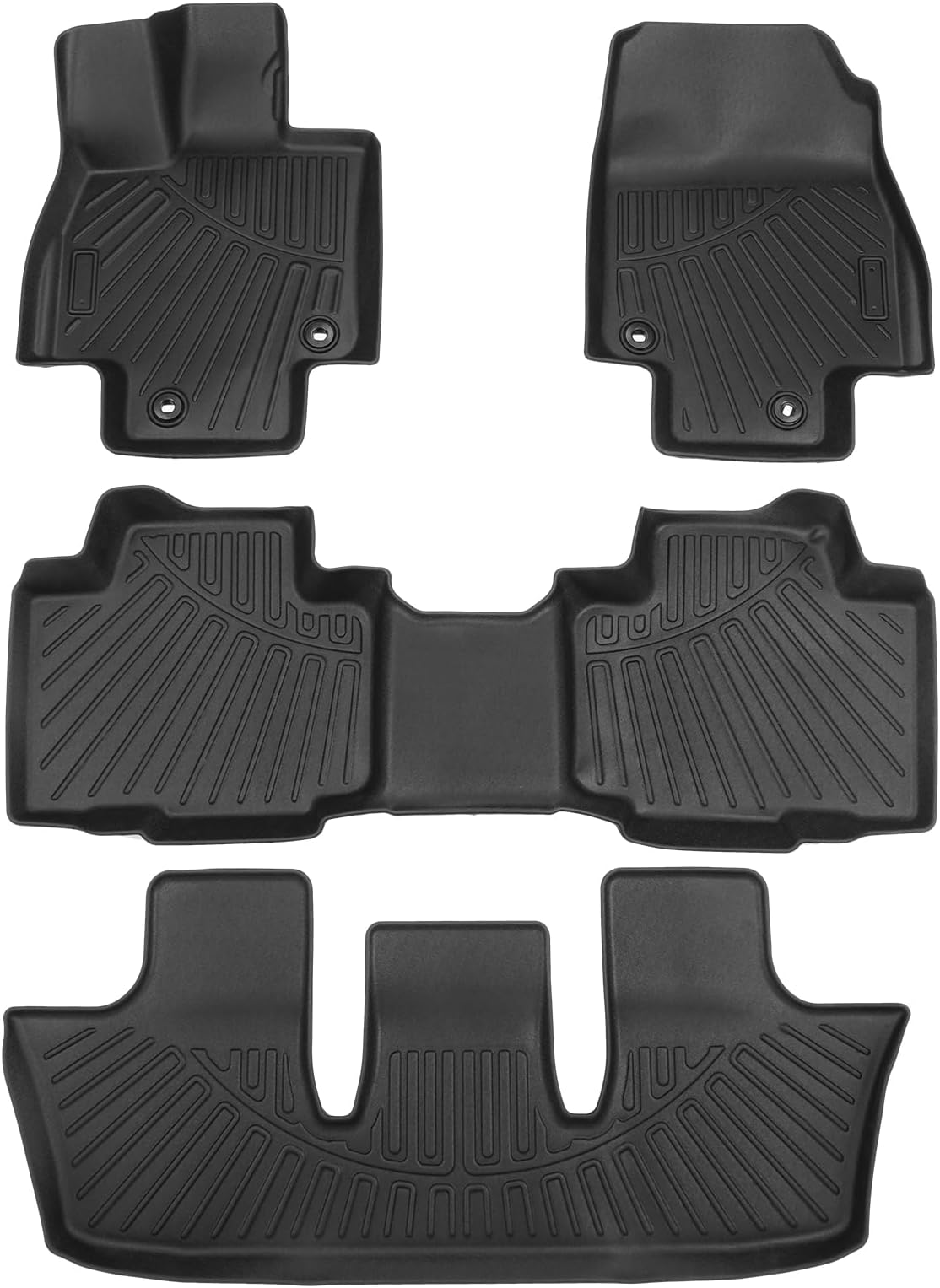 Amazon.com: COTAZA for Toyota Grand Highlander & Lexus TX Floor Mats ...