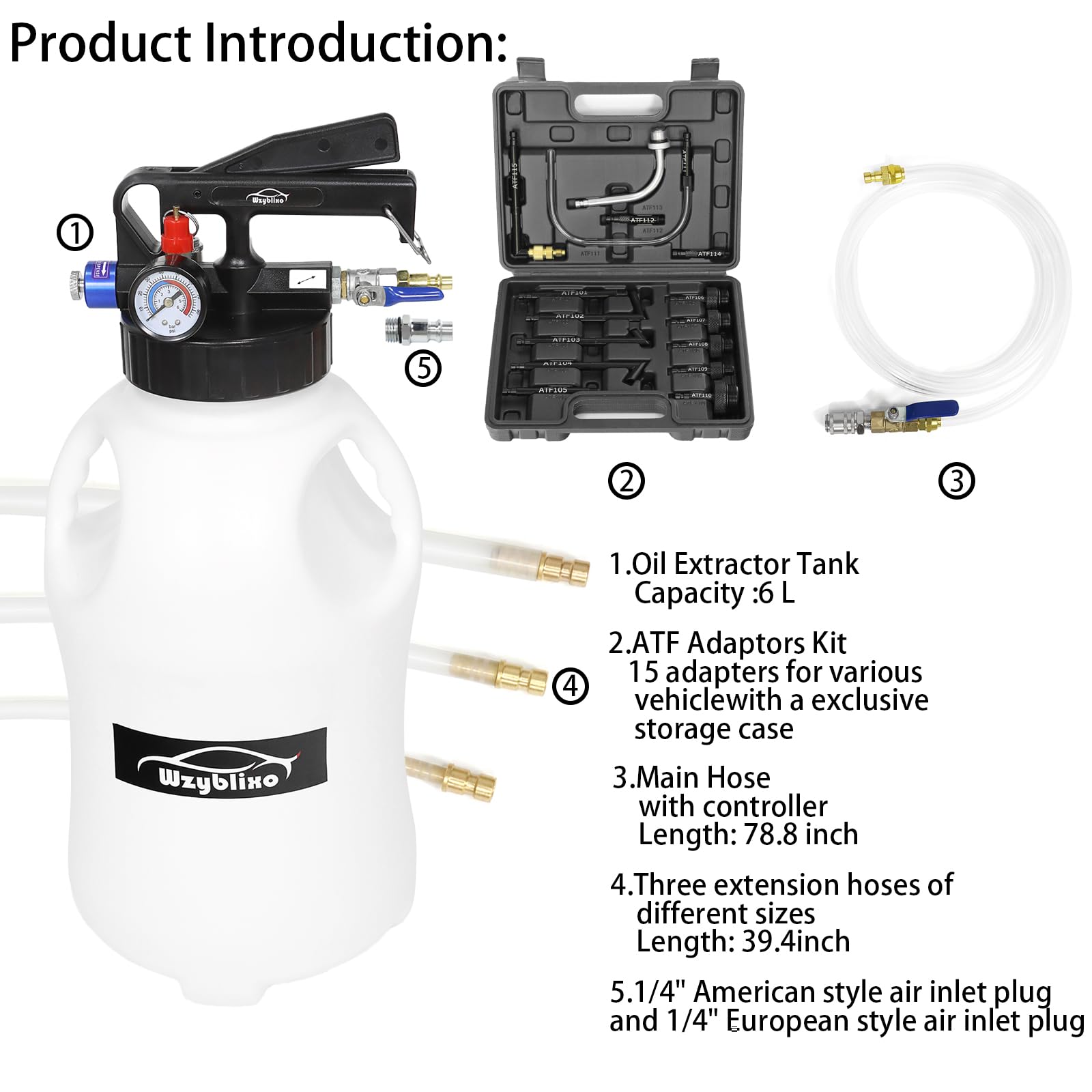 Snapklik.com : 10L Transmission Fluid Pump And Oil Extractor Pump,6L ...