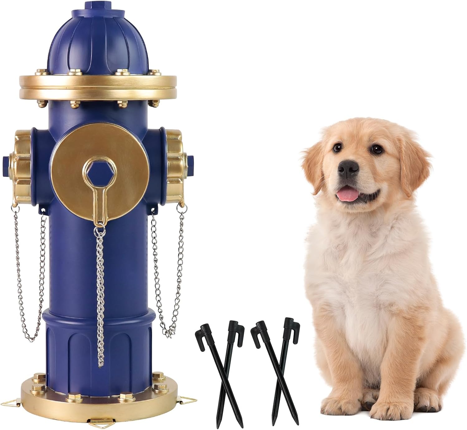 Amazon.com: Dog Fire Hydrant Pee Post Puppy Pee Training Post Garden ...