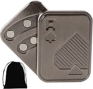 Amazon.com: KINMAD Magnetic Fidget Slider, Metal Poker Push Card Fidget ...