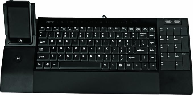 Amazon.com: Lifeworks Technology iHome iConnect Media Keyboard ...