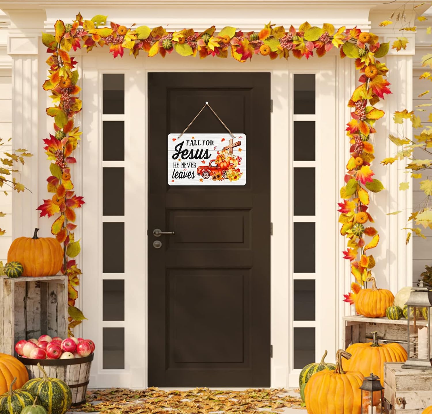 WhatSign Letrero decorativo con texto en inglés «Fall for Jesus He ...