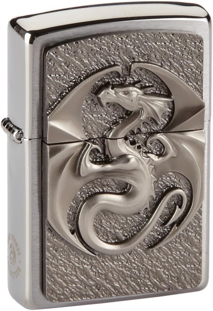 Zippo Windproof Metal Long Lasting Best Fluid| Refillable Perfect for ...