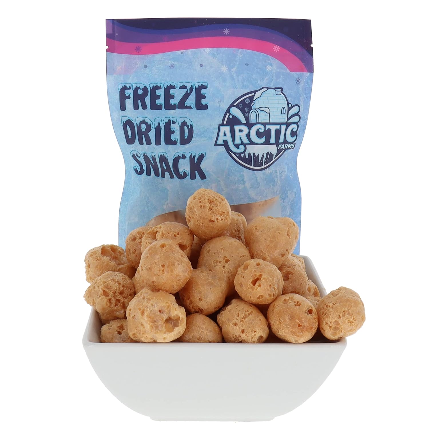 Amazon.com : Arctic Farms Freeze Dried Candy Caramel Poke Puffs + Free ...