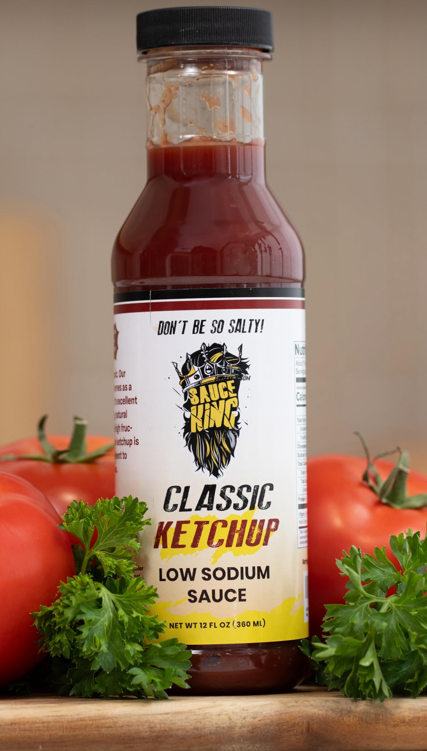 Amazon.com : Sauce King Original Low Sodium Ketchup : Grocery & Gourmet ...