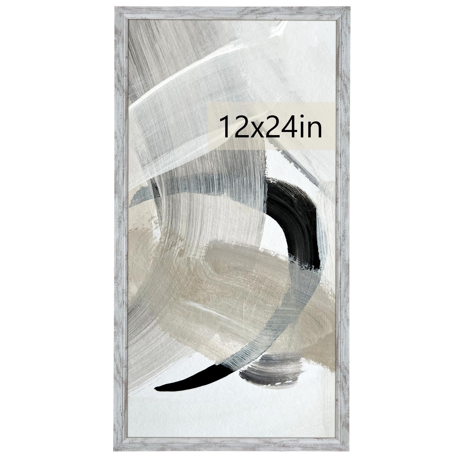 Amazon.com - 12x24 Picture Frame, Gray Poster Frame, Home Decor Natural ...