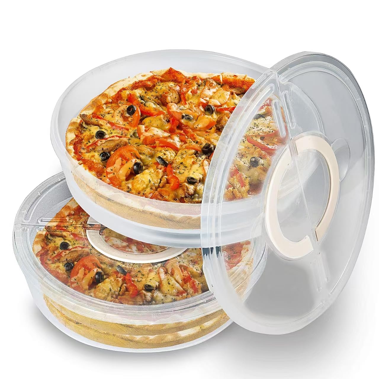 Amazon.com: 2 Pack 12inch Food Storage Container，with Lid and Handle ...