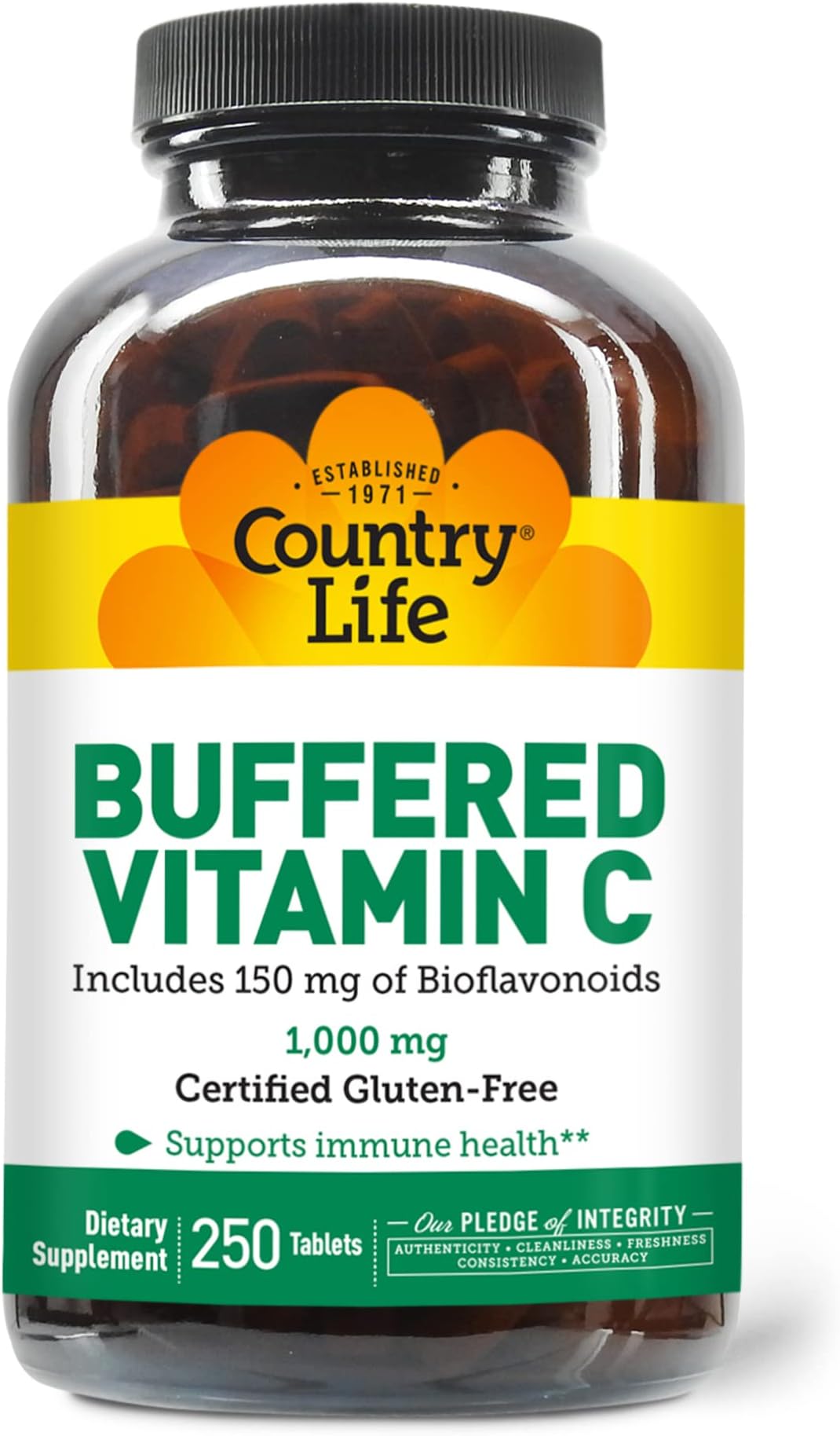 Amazon.com: Country Life Vitamins - Lysine 1000 mg 250 tab : Health ...
