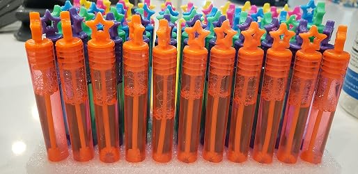 Amazon.com: 66 Pieces Mini Bubble Wands,Bubble Party Favors Assortment ...