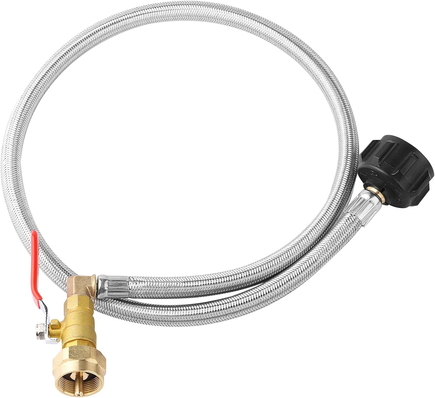 Amazon.com : Catilon Propane Refill Adapter Hose with Shutoff Valve, 3 ...