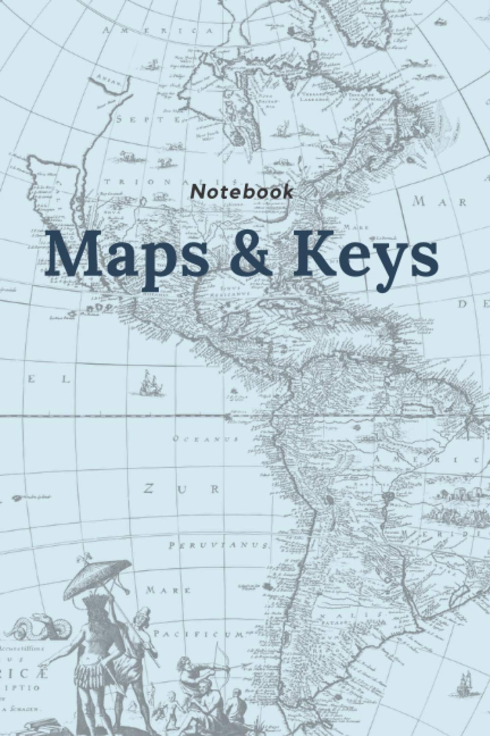Maps & Keys Notebook: Geographer notebook, Sketchbook for map making ...