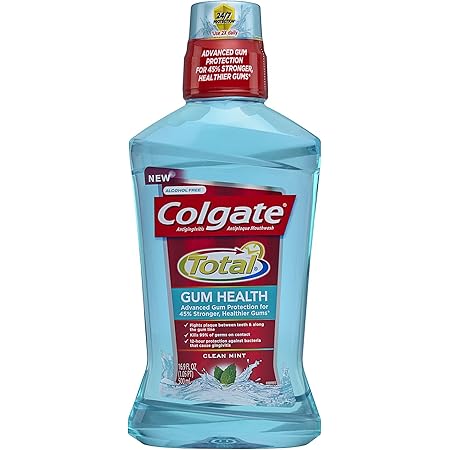 Amazon.com : Colgate Total Gum Health Alcohol Free Mouthwash ...