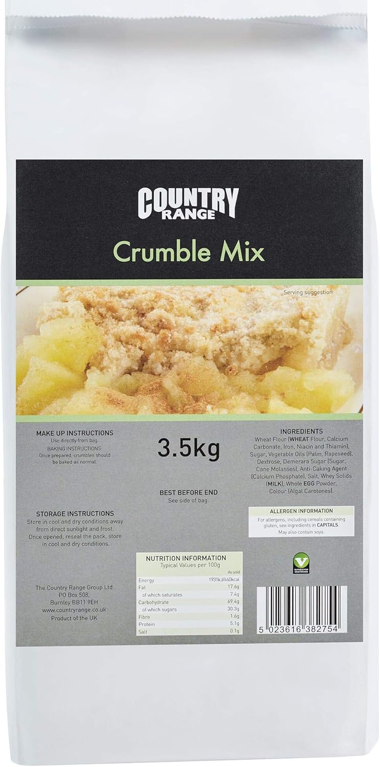 Country Range Crumble Mix - 1x3.5kg : Amazon.co.uk: Grocery